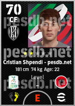 Cristian Shpendi - pesdb.net