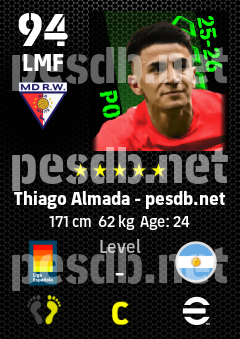 Thiago Almada - pesdb.net