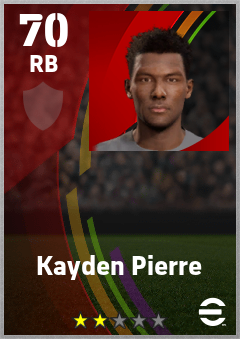Kayden Pierre - pesdb.net